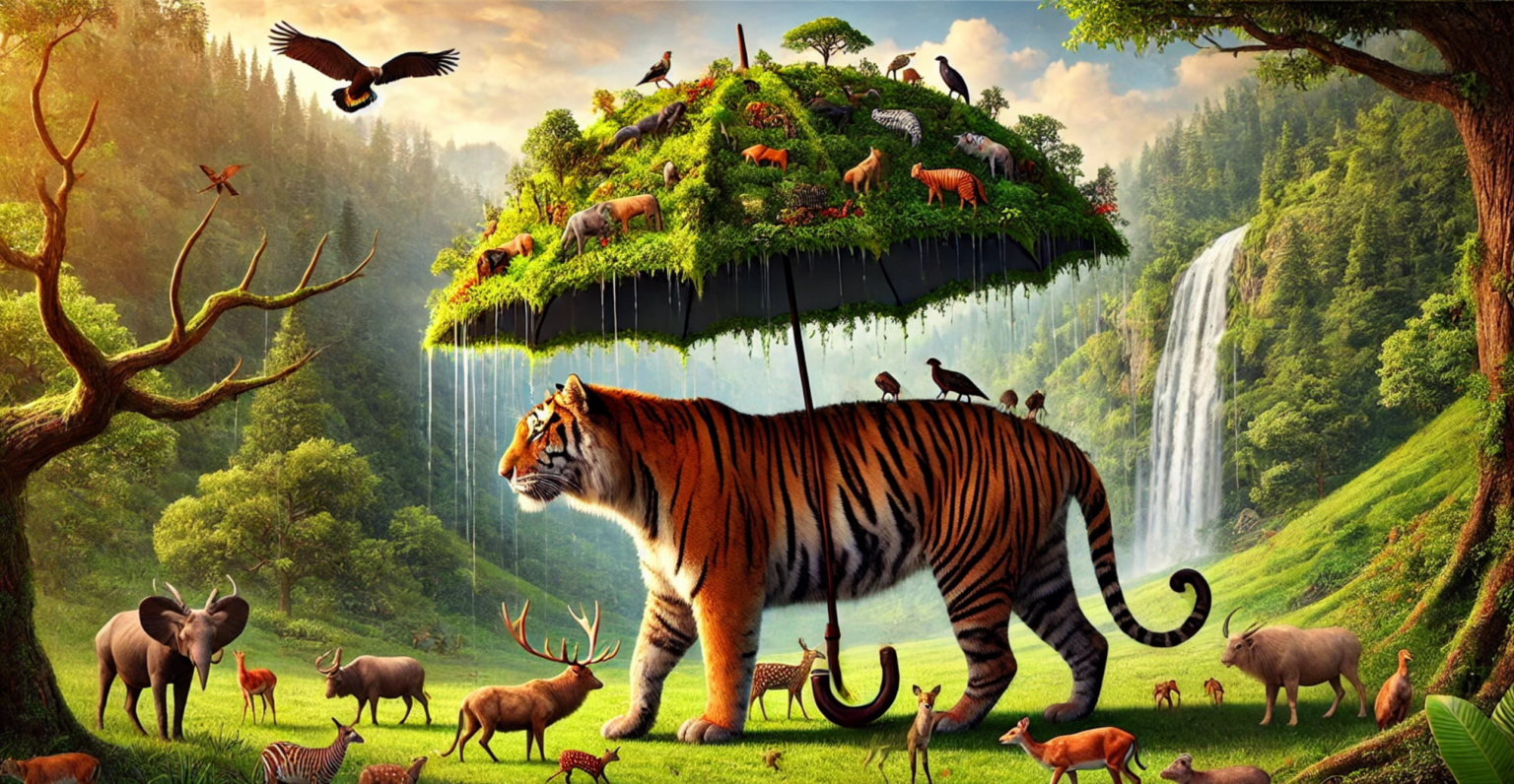 The Umbrella Effect: How Tigers Protect Entire Ecosystems