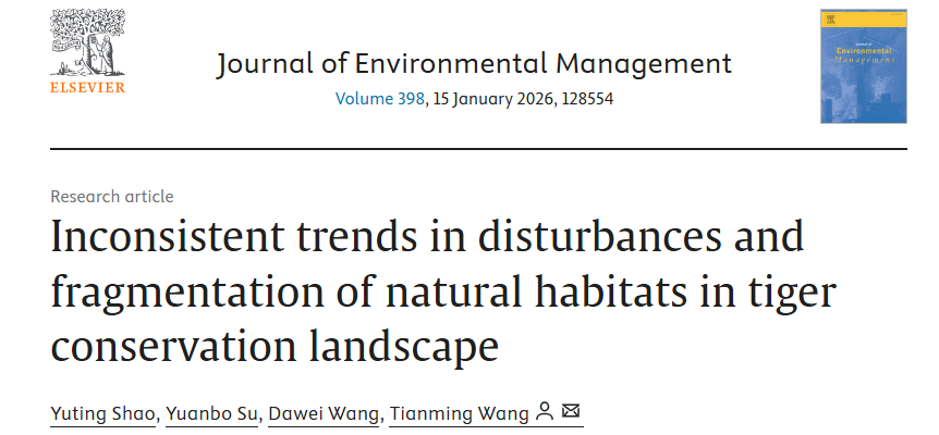 Fragmentation of natural habitats